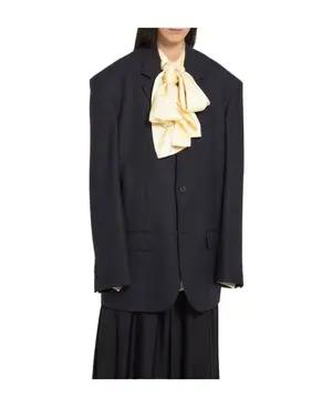 Balenciaga Single-breasted Suit Jacket With Peak Lapel
