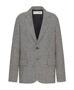 Dior Houndstooth Blazer