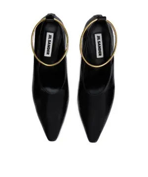 JIL SANDER Metal Ring Detail Pumps