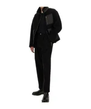 Moschino Long-sleeved Zip-up Jacket With Stand Collar