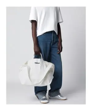 TEKLA Logo Embroidered Tote Bag