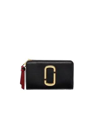 Marc Jacobs Snapshot Compact Wallet - Black Multicolor