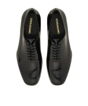 FERRAGAMO Patent Leather Oxford Shoes
