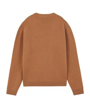 Maison Kitsuné Fox Head Intarsia Knit Cardigan - Sequoia