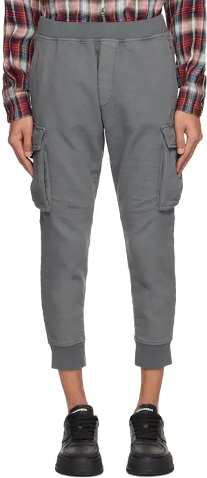 Dsquared2 Logo Embossed Elasticated Waist Track Pants
