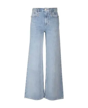 Isabel Marant Étoile Lemony Wide-leg Jeans - Gray