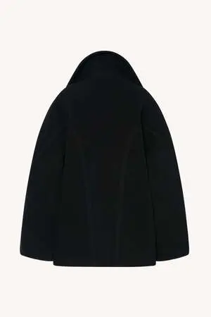 THE ROW Temur Wrap Coat - Black