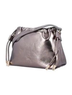 A.p.c. Metallic Drawstring Shoulder Bag