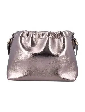 A.p.c. Metallic Drawstring Shoulder Bag
