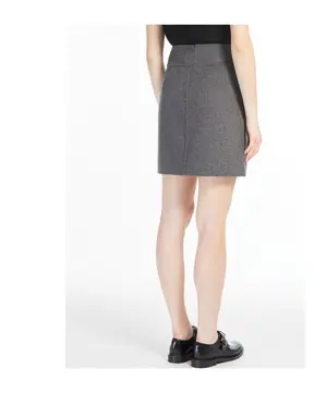 Max Mara Wool Skirt - Medium Gray