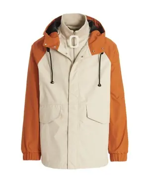 J.W.ANDERSON Jw Anderson Hooded Long-sleeved Jacket - Nude