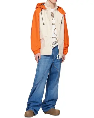J.W.ANDERSON Jw Anderson Hooded Long-sleeved Jacket