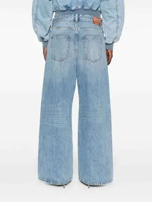 DIESEL® 1996 D-sire Low-rise Wide-leg Jeans - Blue