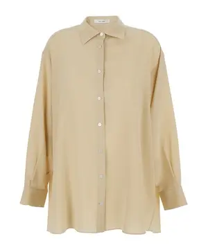 THE ROW Luka Shirt - Beige