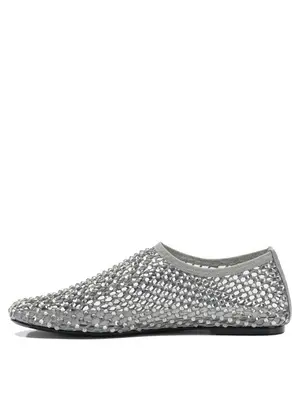 STRATEGIA Dolly Embellished Ballerinas - Grey