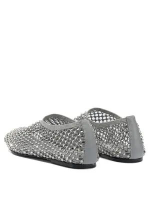 STRATEGIA Dolly Embellished Ballerinas - Grey