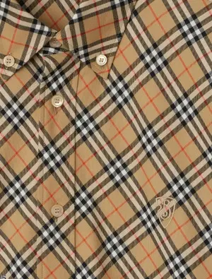 Burberry Checked Long-sleeved Shirt