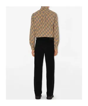 Burberry Checked Long-sleeved Shirt