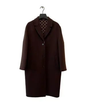 Gucci Belted Button-up Coat