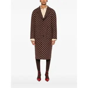 Gucci Belted Button-up Coat
