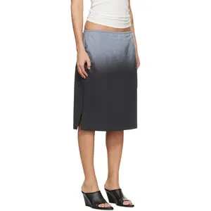 Alexander Wang Reflective Midi Skirt - Black