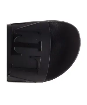 Valentino Garavani Vltn Logo Embossed Slip-on Slides
