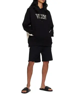 Valentino Garavani Vltn Logo Embossed Slip-on Slides