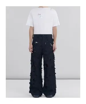 Marni Cotton Cargo Pants With Cut-out Detail