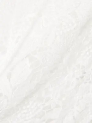 Erdem Embroidered Lace Long Sleeve Blouse
