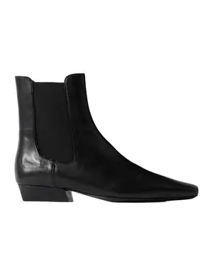 Staud Wally Leather Chelsea Boots - Black