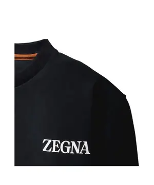 Zegna Round Neck Long Sleeve Sweater