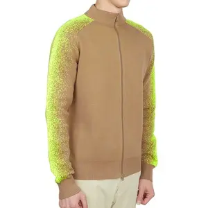 Herno Zip-up High Neck Cardigan - Green