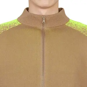 Herno Zip-up High Neck Cardigan - Green