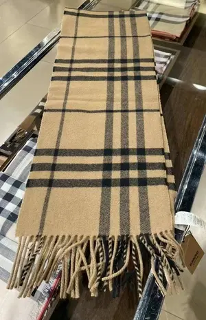 Burberry Fringed Scarf