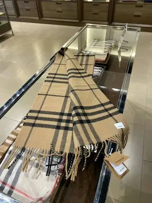 Burberry Fringed Scarf