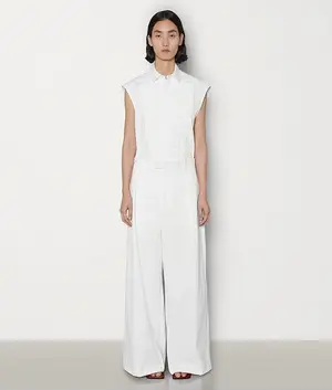 Bottega Veneta High Waist Wide-leg Trousers