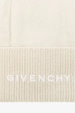Givenchy Ribbed Beanie With Embroidered Logo