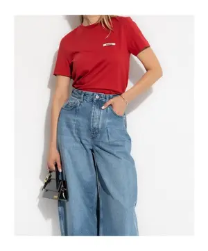 Jacquemus Gros Grain Crewneck T-shirt - Red