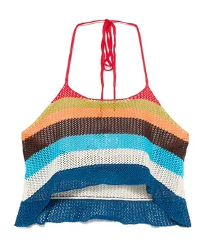 Dsquared2 Knitted Halter Neck Top - Multicolor