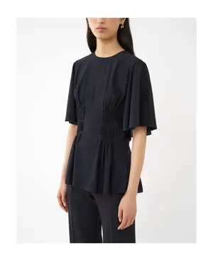 Chloé Wing-sleeved Crewneck Top