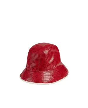 Gucci X Adidas Co-branded Gg Bucket Hat - Red