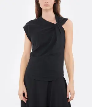 Isabel Marant Étoile Nayda Knot-detailed T-shirt - Black