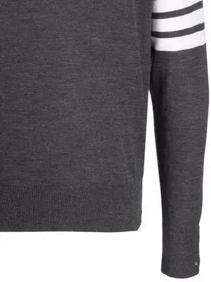 Thom Browne 4-bar Crewneck Pullover