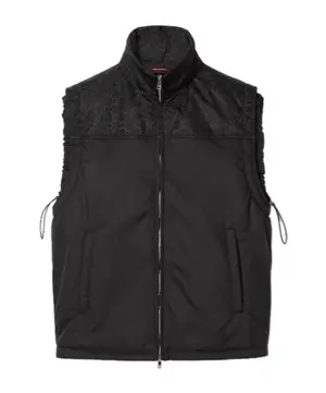 Gucci Monogramme Panelled Zip-up Vest