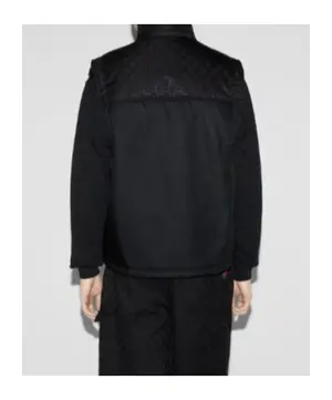 Gucci Monogramme Panelled Zip-up Vest