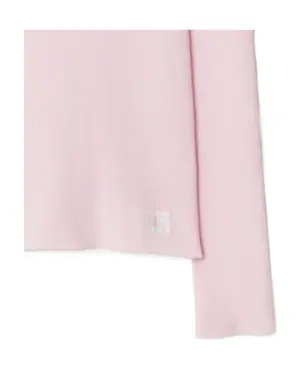 Burberry Ribbed Knit Turtleneck Jumper - Pink