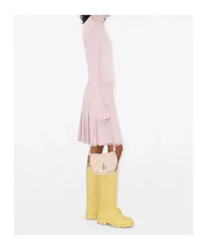 Burberry Ribbed Knit Turtleneck Jumper - Pink