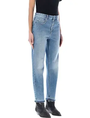 Isabel Marant Étoile Belden Button-fastening Straight Leg Jeans
