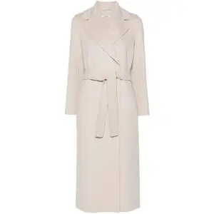Max Mara Long Sleeved Belted Coat - Hazel