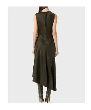 Blumarine Asymmetrical Dress With Keyhole Closure